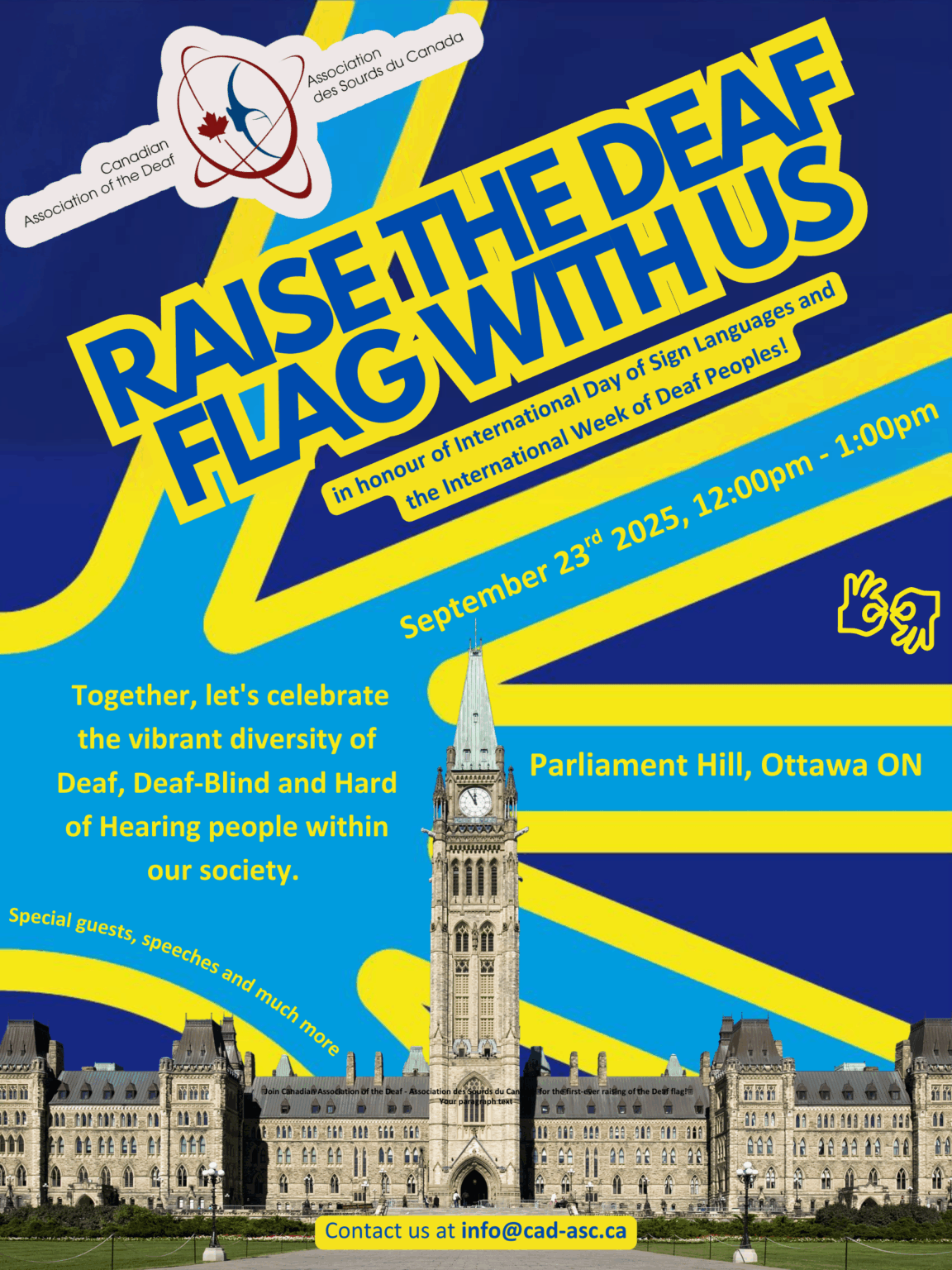 Deaf Flag 2025 - Canadian Association of the Deaf - Association des ...